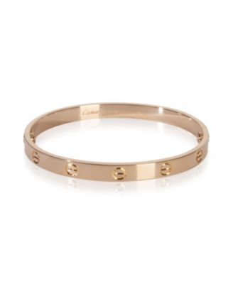 Click here for Pre-Owned Cartier Love 18k Rose Gold Bracelet prices
