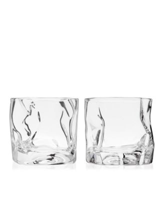Click here for Viski Crystal Molten Tumblers  Set of 2 prices