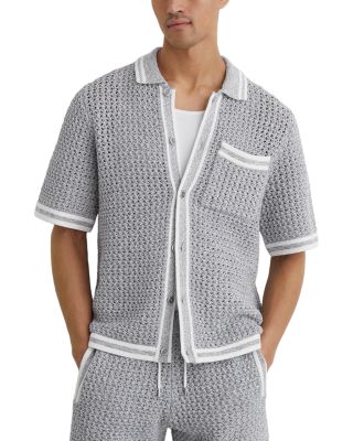 Click here for Reiss Meadows Regular Fit Contrast Tipping Pocket... prices