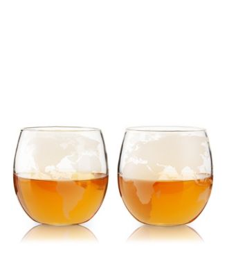 Click here for Viski Globe Whiskey Tumblers  Set of 2 prices