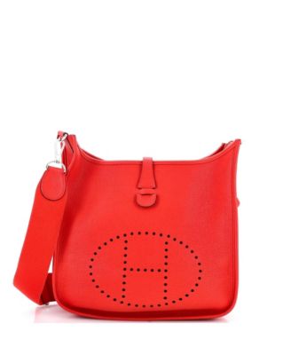 Click here for Pre-Owned HERMES Pm Evelyne Bag Gen Iii Clemence prices
