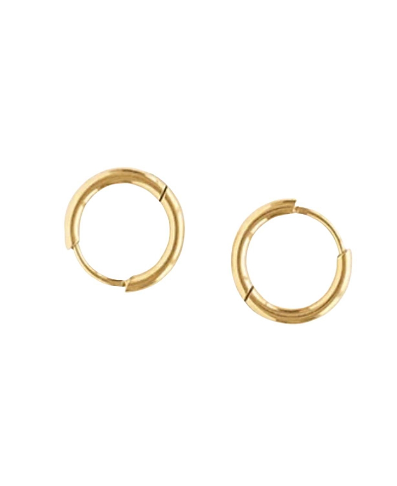 Click here for Pip Pop Girls Endless Hoop Thin Gold Earring prices