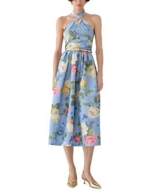 Click here for Carolina Herrera Crossed Halter Neck Dress prices