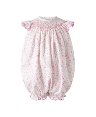 Click here for Rachel Riley Girls Floral Smocked Babysuit - Baby prices