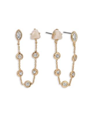 Click here for Ettika Gemlite Chain Double Piercing Earrings prices