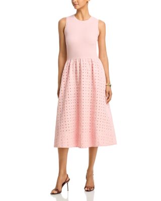Click here for Elie Tahari The Emma Eyelet Dress prices