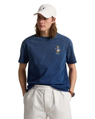 Click here for Polo Ralph Lauren Classic Fit Polo Bear Indigo T-S... prices