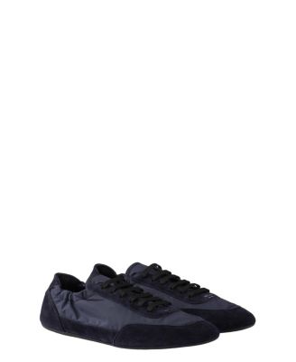 Click here for Prada Womens Collapse Re-Nylon and Suede Sneakers prices