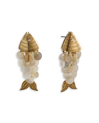 Click here for Baublebar Ripple Effect Fish Drop Earrings prices