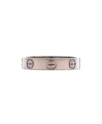 Click here for Pre-Owned Cartier Love Wedding Band Ring 18K White... prices