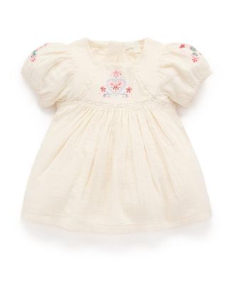 Click here for Purebaby Girls Embroidered Dress - Baby prices