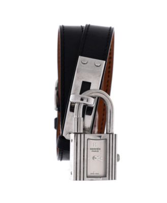 Click here for Pre-Owned HERMES Kelly Double Tour Quartz Watch in... prices