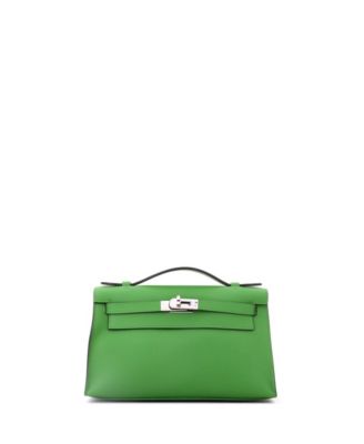 Click here for Pre-Owned HERMES Kelly Pochette Evercolor prices