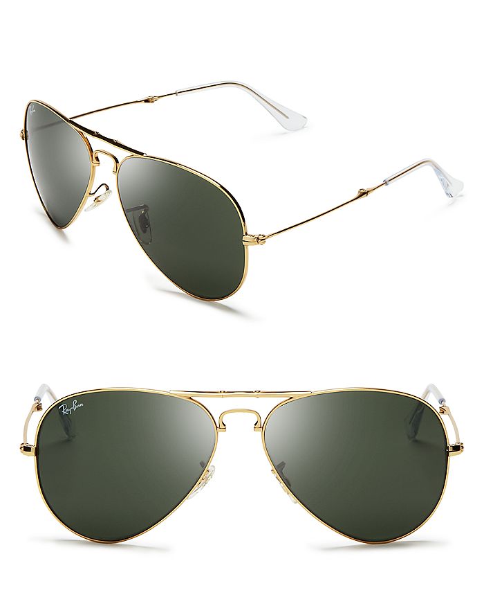 Ray-Ban Unisex Foldable Top Bar Aviator Sunglasses | Bloomingdale's