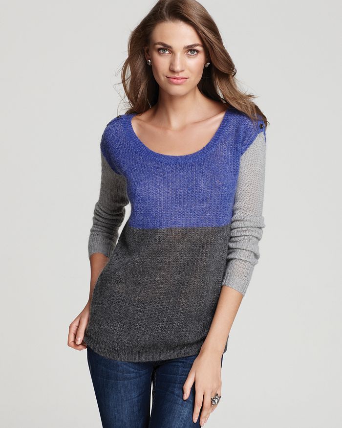 Splendid Sweater - Color Block Pullover | Bloomingdale's