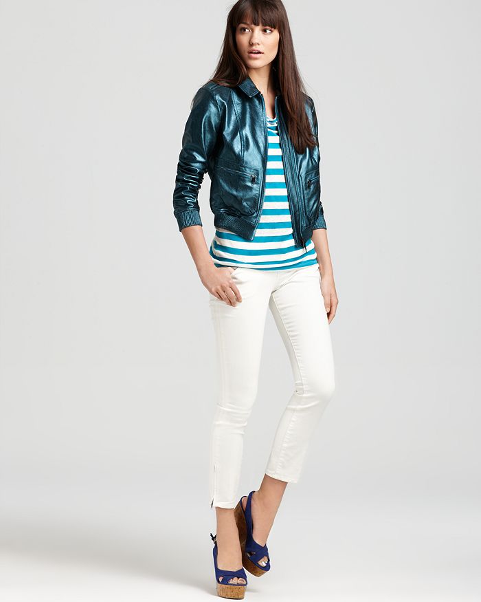 Burberry Leather Jacket, Tee & more | Bloomingdale's