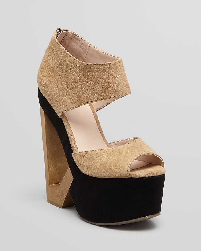 Dolce Vita Peep Toe Platform Sandals Peep Toe Sandals - Phantom ...