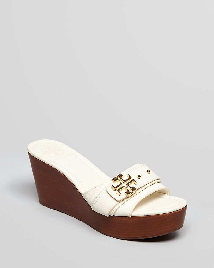 Tory Burch Platform Wedge Sandals - Elina | Bloomingdale's