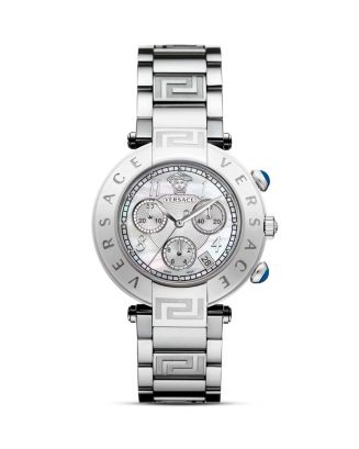 Versace Reve Chronograph Stainless Steel Watch, 40mm | Bloomingdale's