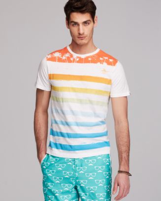 Original Penguin Sunset Stripe Tee | Bloomingdale's