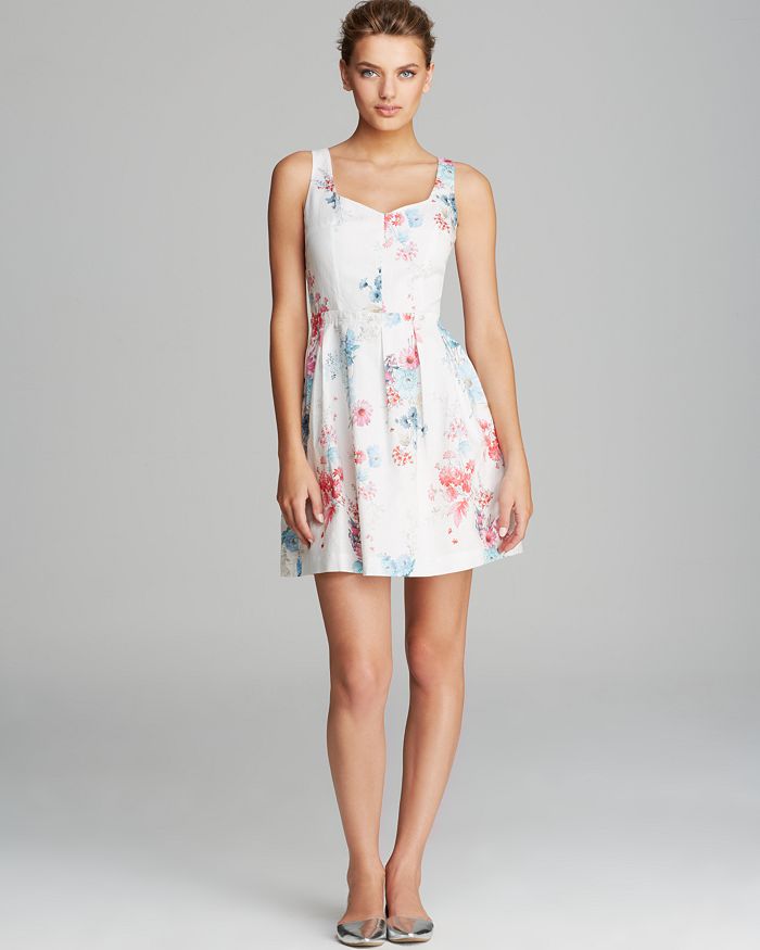 FRENCH CONNECTION Dress - Fast Genevieve Floral | Bloomingdale's