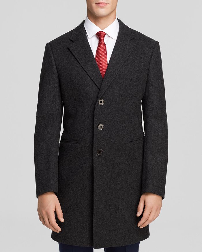 Emporio Armani Wool Coat | Bloomingdale's