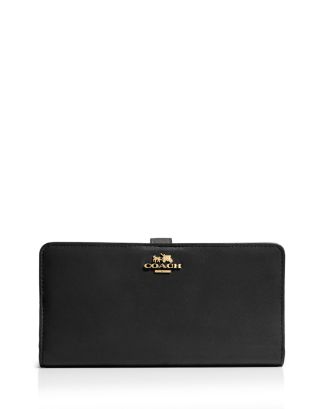 COACH Madison Skinny Wallet in Leather | Bloomingdale's