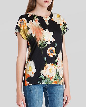 Ted Baker Tee - Omla Opulent Blooms Print | Bloomingdale's