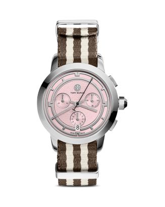 Tory Burch The Tory Chronograph Watch, 37mm | Bloomingdale's
