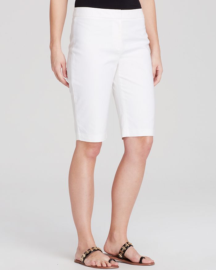NIC and ZOE NIC+ZOE Skinny Bermuda Shorts | Bloomingdale's