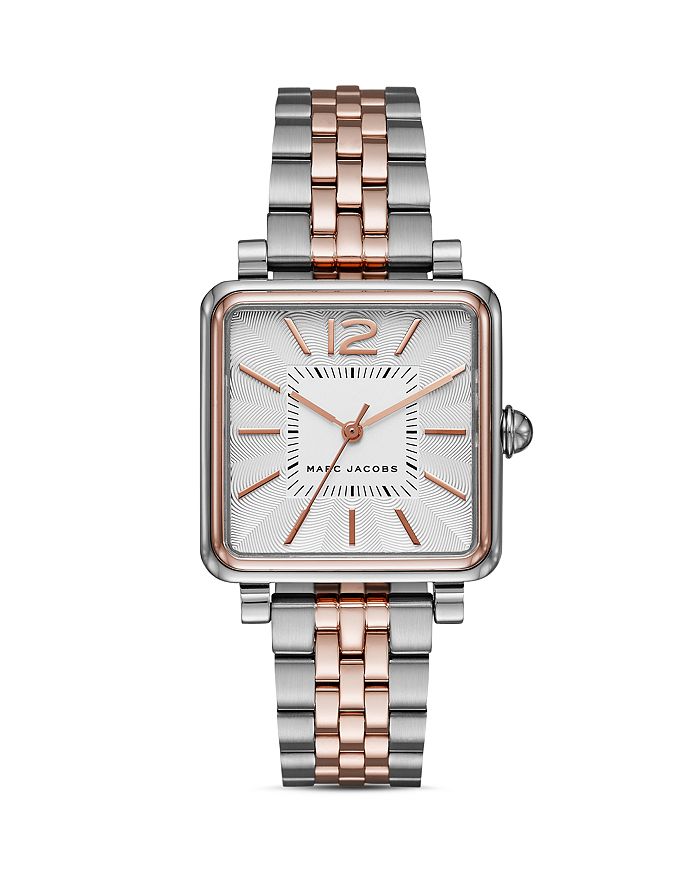 MARC JACOBS Two-Tone Vic Watch, 30mm | Bloomingdale's