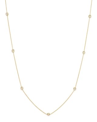 Click here for Roberto Coin 18K White Gold Bezel Diamond Station... prices