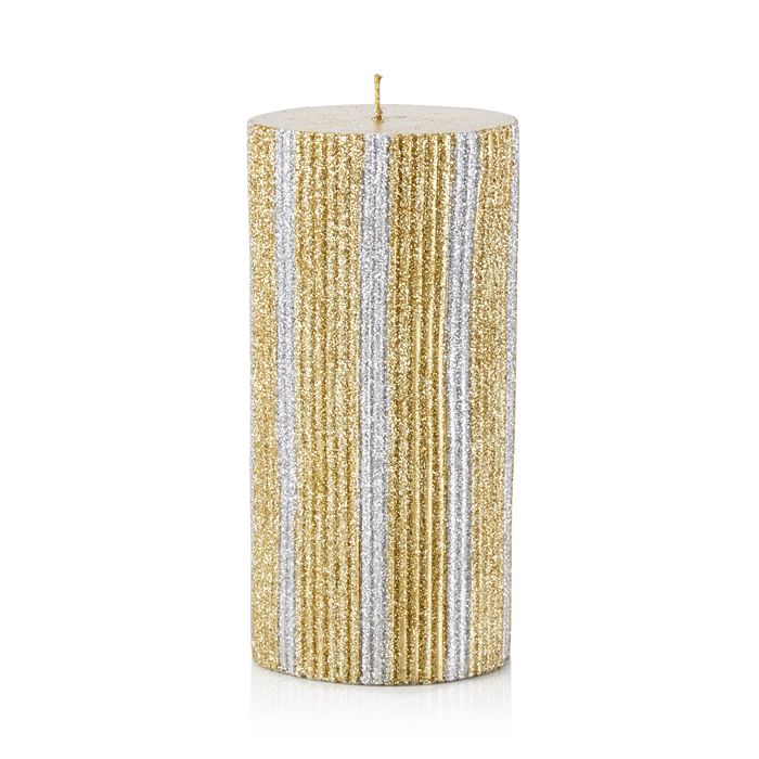 Bloomingdale's Large Gold and Silver Candle - 100% Exclusive ...