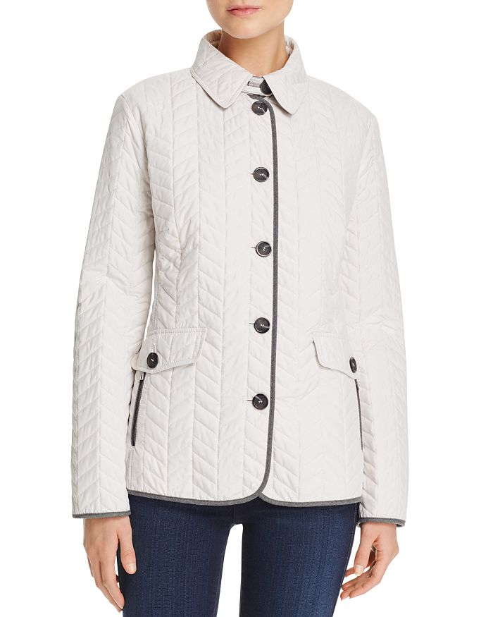 BASLER Chevron Quilted Jacket | Bloomingdale's