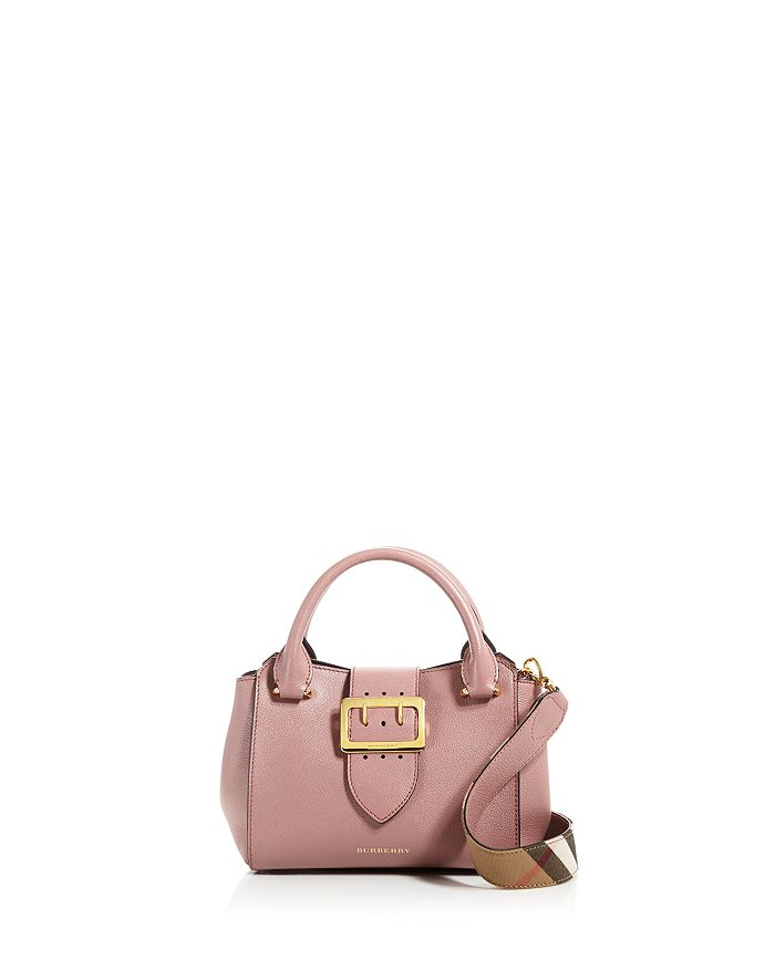 Burberry Buckle Small Leather Satchel | Bloomingdale's