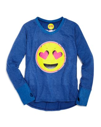 So Nikki... Girls' Love Emoji Graphic Shirt - Big Kid | Bloomingdale's