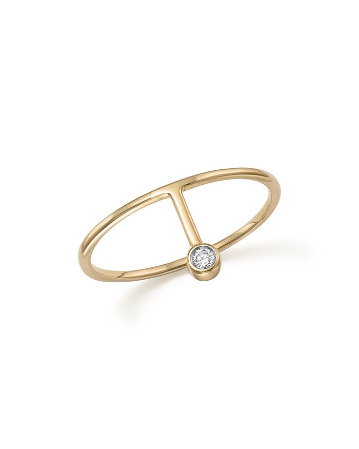 MATEO 14K Yellow Gold Diamond Point Ring | Bloomingdale's