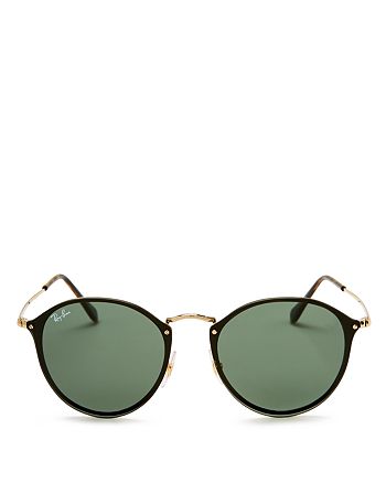 Ray-Ban Unisex Blaze Rimless Round Sunglasses, 59mm | Bloomingdale's