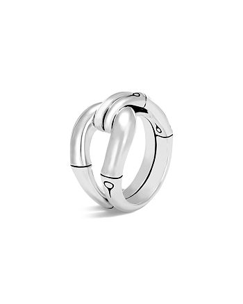 JOHN HARDY Sterling Silver Bamboo Loop Ring | Bloomingdale's