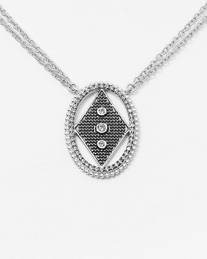 Freida Rothman Circular Diamond Pendant Necklace, 15" | Bloomingdale's