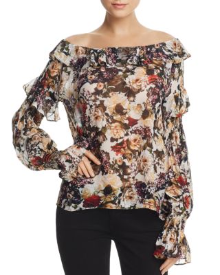 Bailey 44 Floral Print Off-the-Shoulder Top | Bloomingdale's