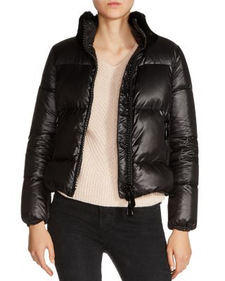 Maje Gabani Fur-Trimmed Down Jacket | Bloomingdale's