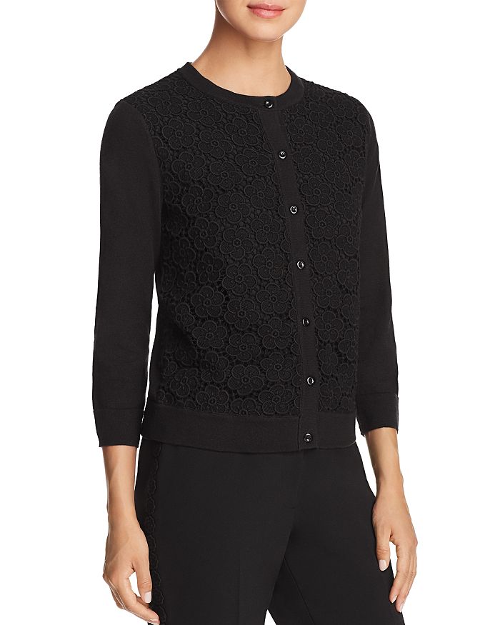 kate spade new york Floral Lace Cardigan | Bloomingdale's