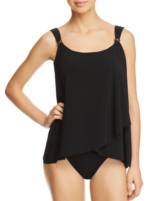 Miraclesuit Razzle Dazzle Underwire Tankini Top - Black