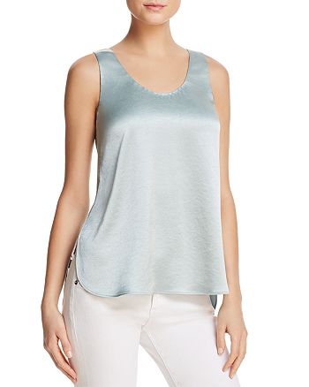 Theory Everyday Satin Tank | Bloomingdale's