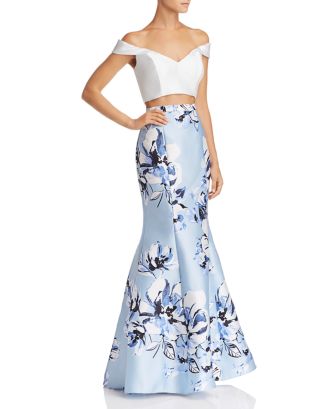 Avery G Two-Piece Off-the-Shoulder Dress | Bloomingdale's