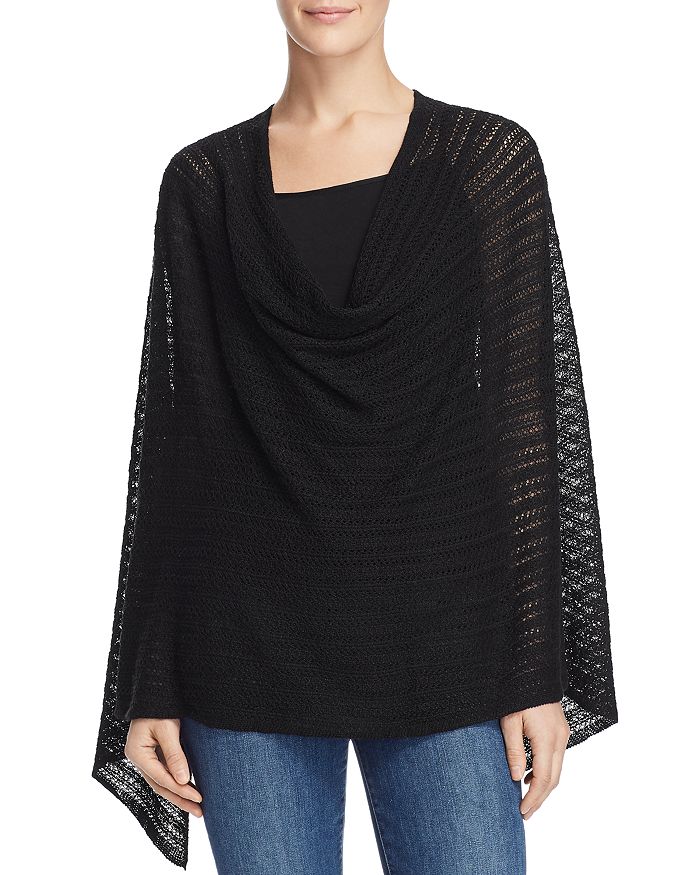 Minnie Rose Pointelle Poncho | Bloomingdale's