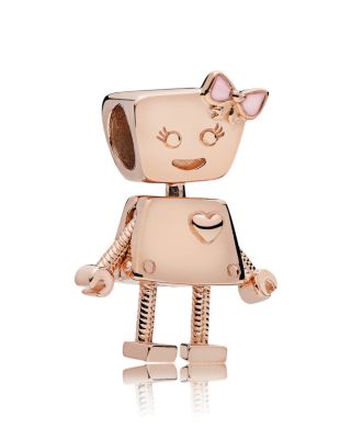 Pandora Rose Gold-Tone Sterling Silver Bella Bot Charm | Bloomingdale's