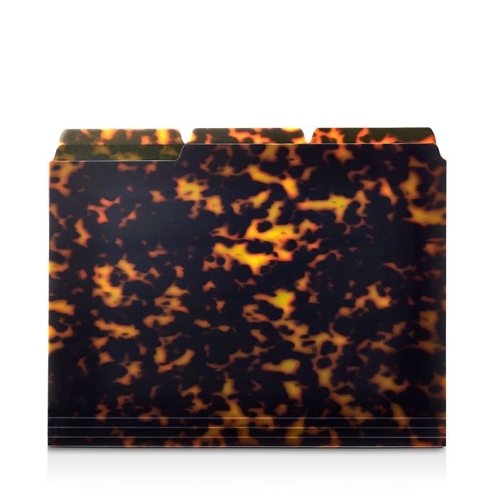 kate spade new york Tortoise File Folders, Set of 6 | Bloomingdale's