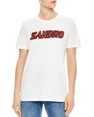 Sandro Igor Graphic Logo Tee | Bloomingdale's